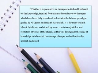 islamic medicine - power point | PPSX