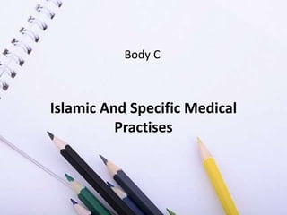 islamic medicine - power point | PPSX