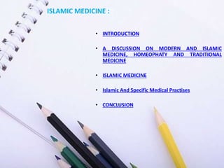 islamic medicine - power point | PPSX
