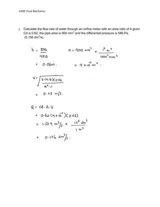 Liza anna jj309 fluid mechanics (buku kerja | PDF