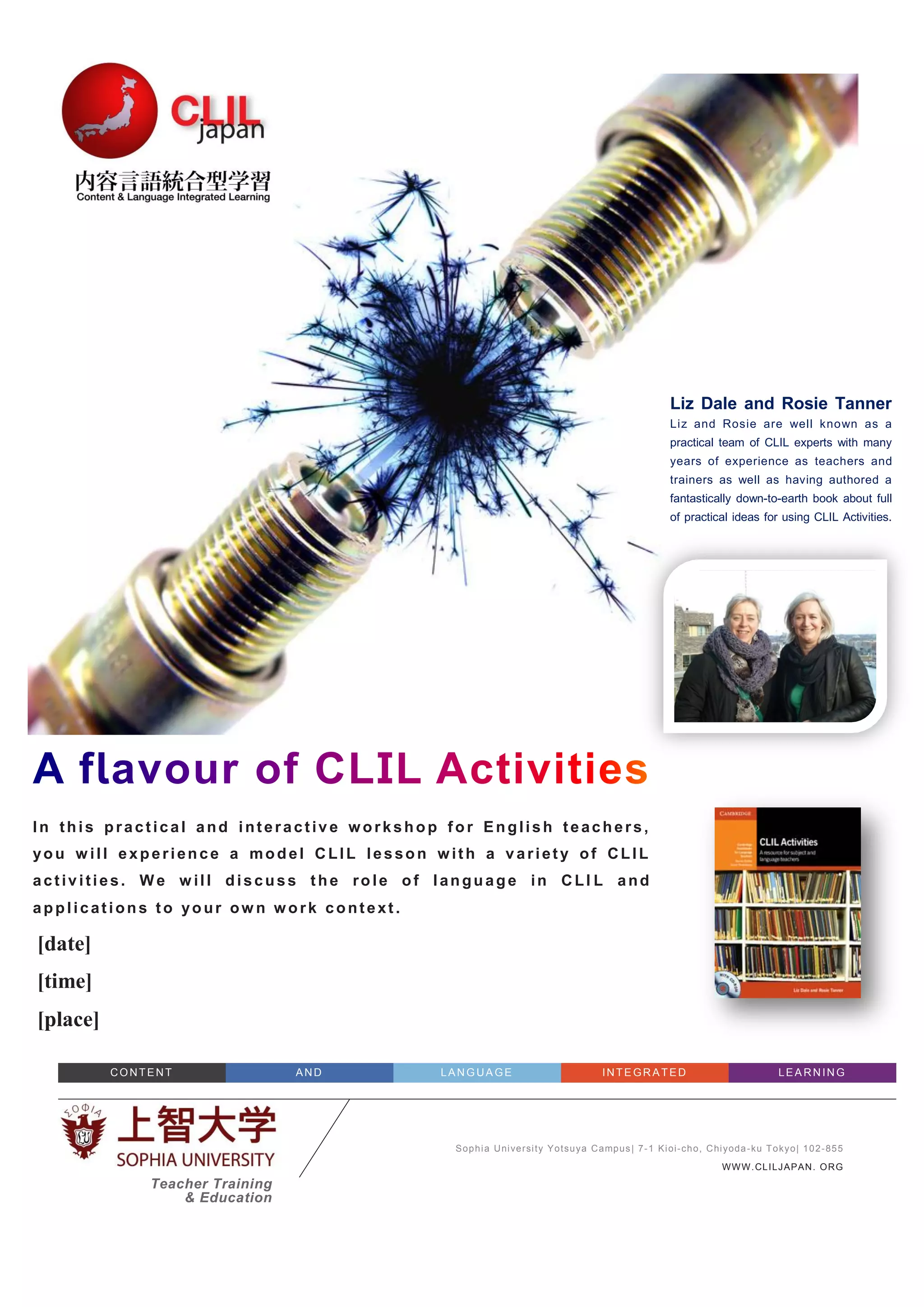 Liz Dale and Rosie Tanner - A Flavour of CLIL | PDF