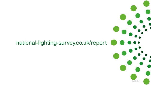 Lightscene 2019: National Lighting Survey | PPT