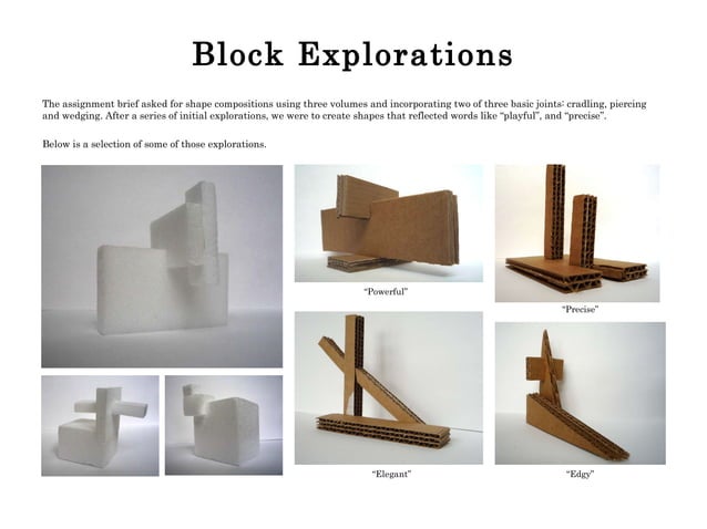 Product design fundamentals: Final portfolio | PPT