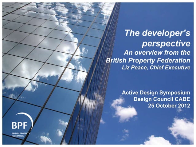 Liz Peace - The developer's perspective | PPT