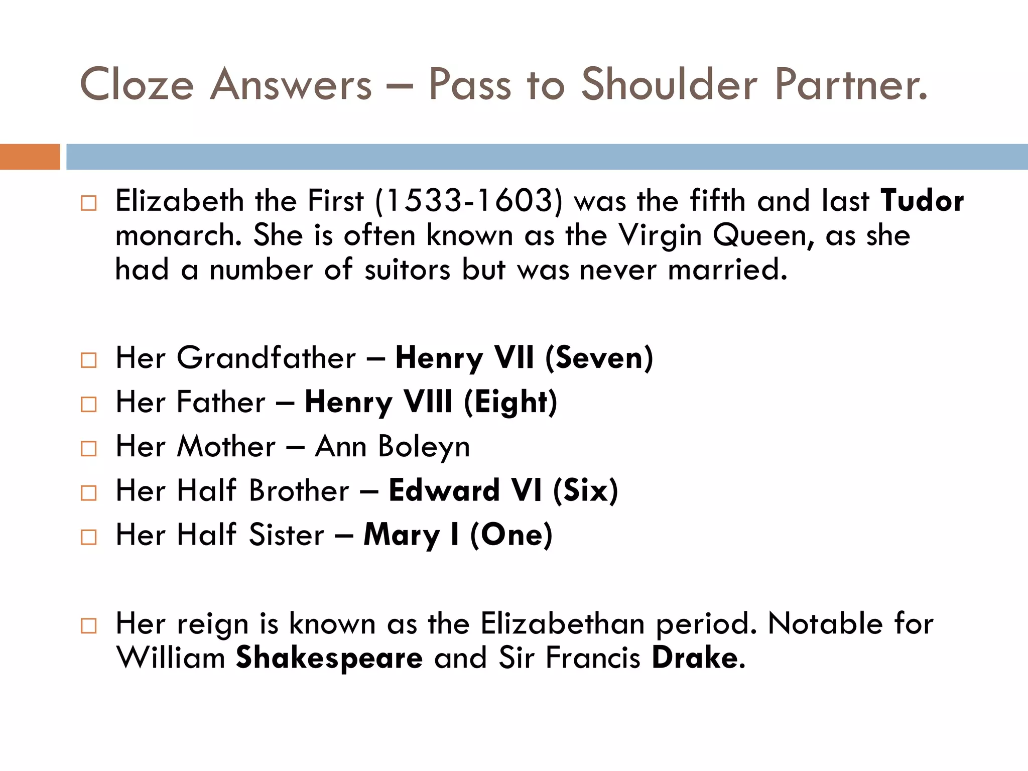 805 - Elizabeth's Problems | PPTX