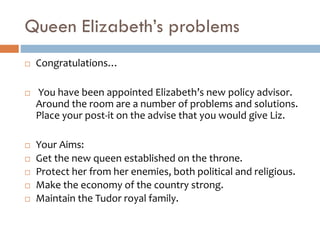805 - Elizabeth's Problems | PPTX
