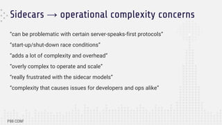 eBPF vs Sidecars by Liz Rice at Isovalent | PPTX