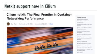 Zero-overhead Container Networking with eBPF and Netkit by Liz Rice | PDF | Computer Networking ...