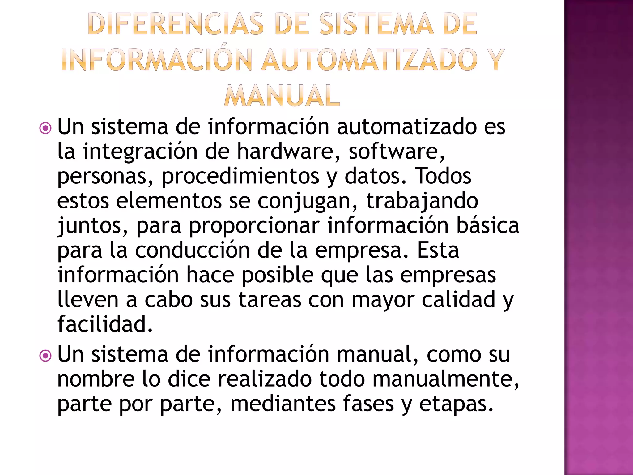 Sistemas de Informacion | PPTX