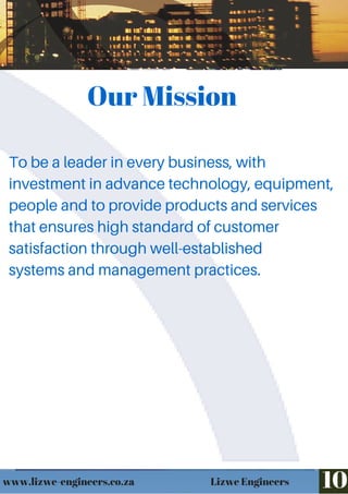 Lizwe engineers profile 1 | PDF