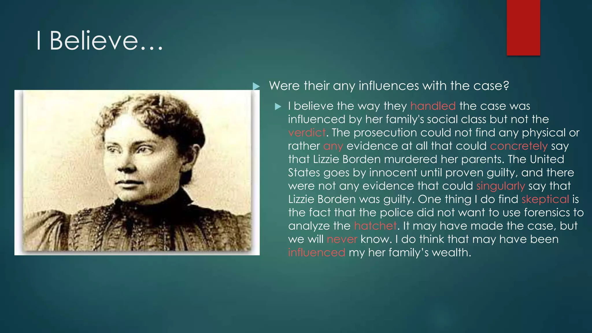 Lizzie Borden | PPTX