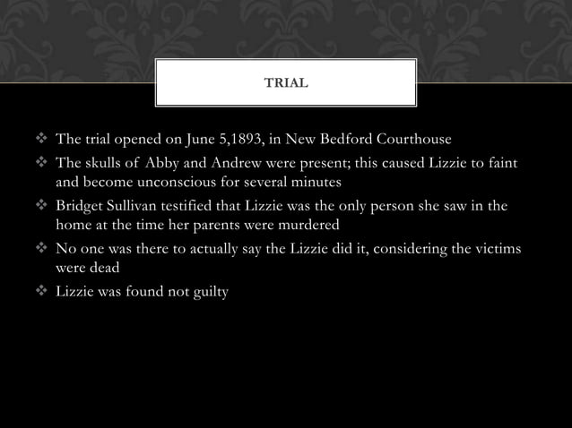 Lizzie Borden Case | PPT