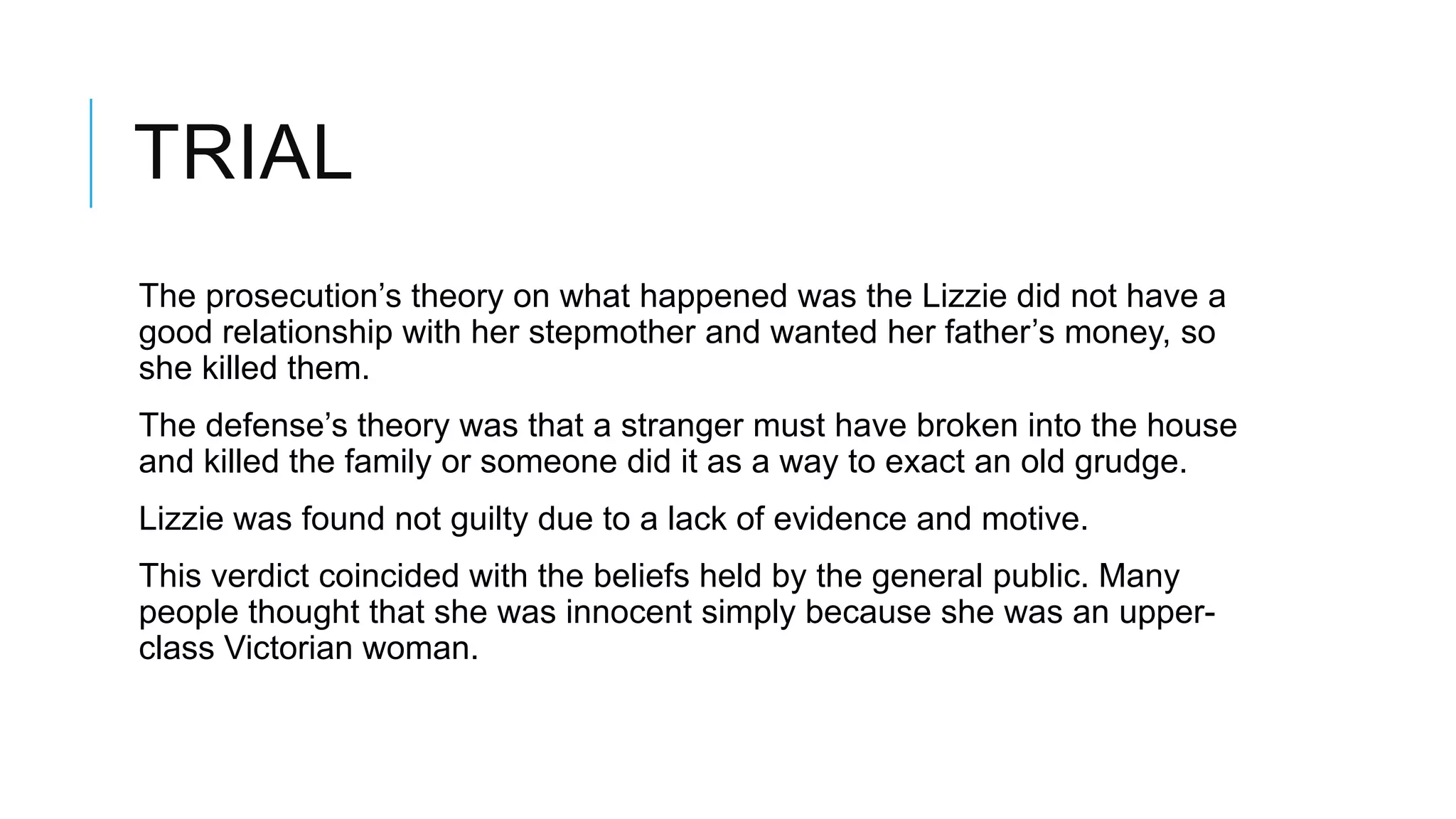 Lizzie borden case | PPT