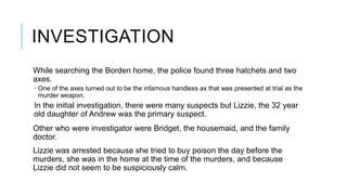 Lizzie borden case | PPT