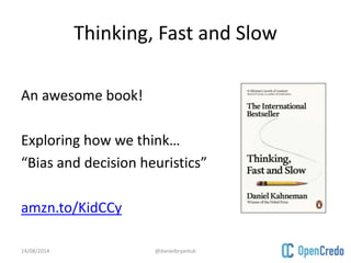 LJC 2014 "Professional Software Development: Thinking Fast and Slow" | PPTX