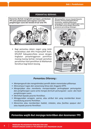 Buku Panduan KPPS Satu Pasangan Calon | PDF