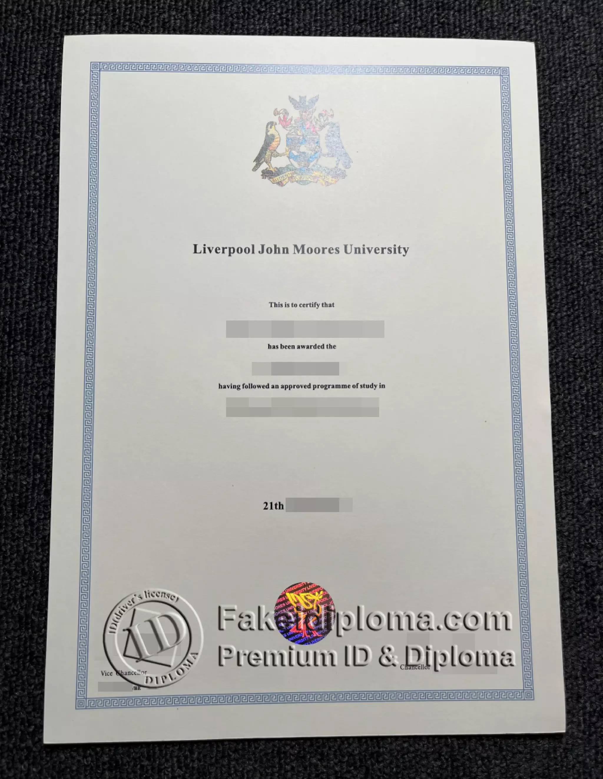 LJMU diploma | PDF