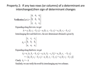 Determinants | PPTX