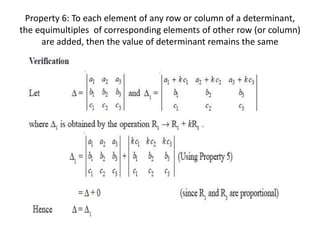 Determinants | PPTX