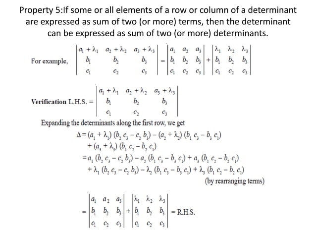Determinants