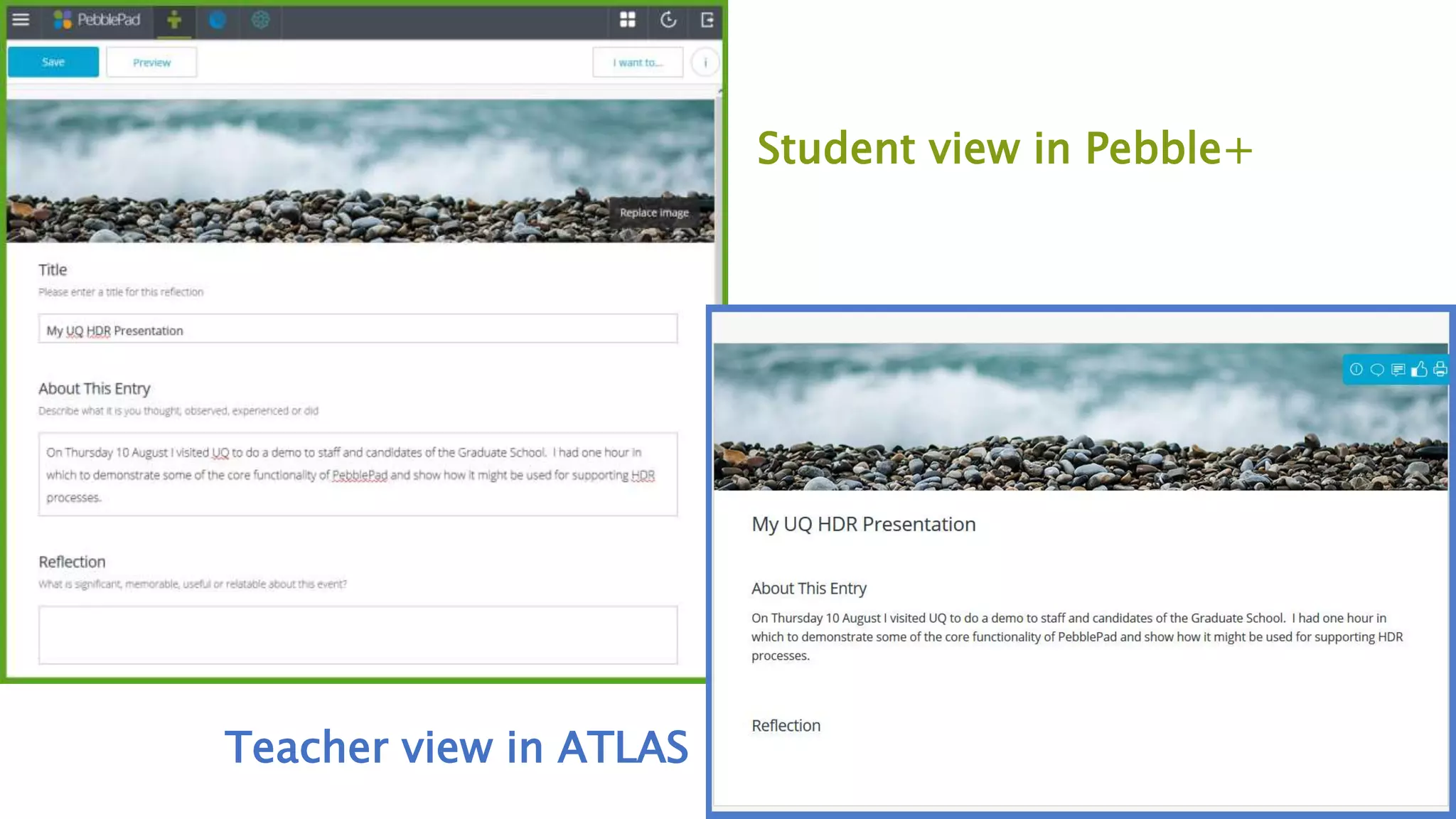 PebblePad Learning Journey Platform | PPT
