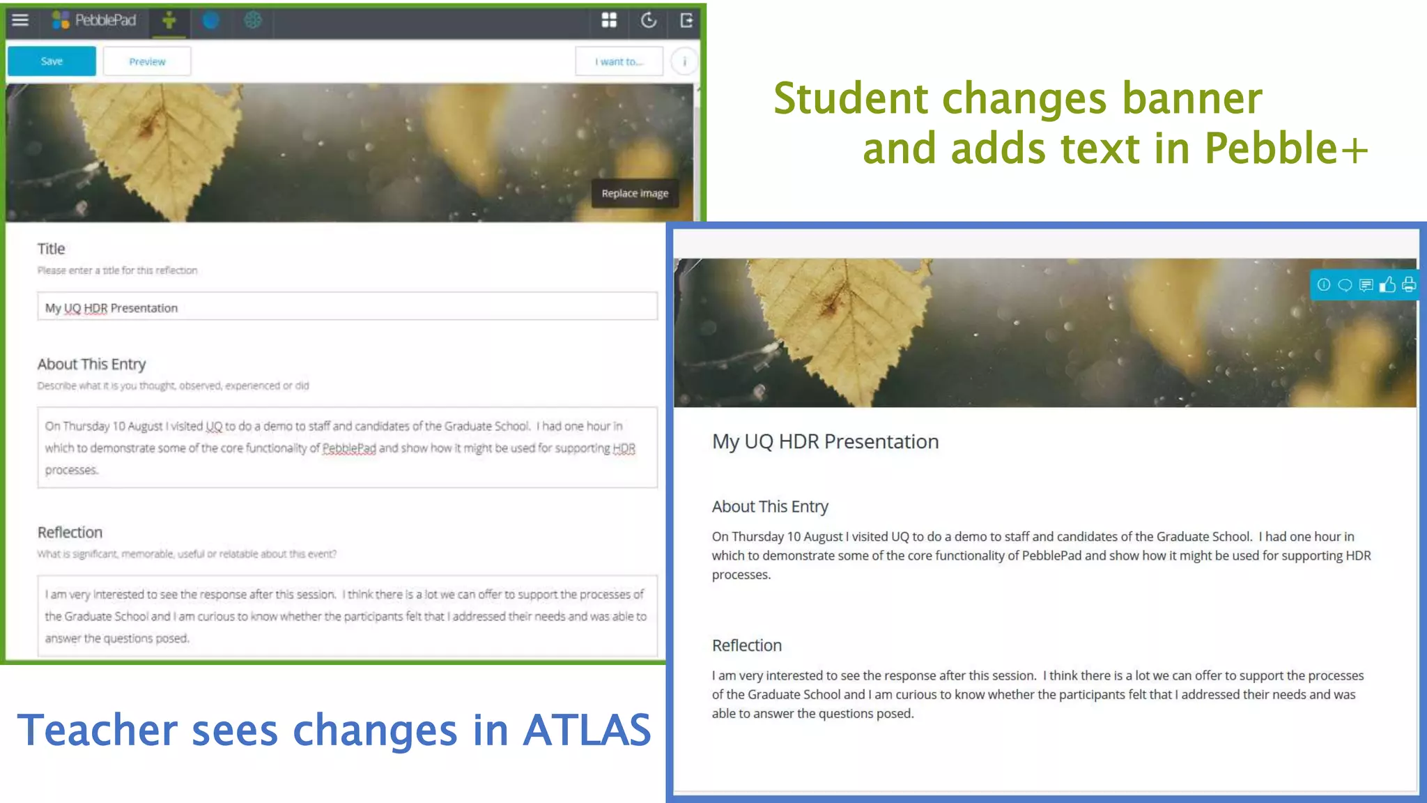 PebblePad Learning Journey Platform | PPT