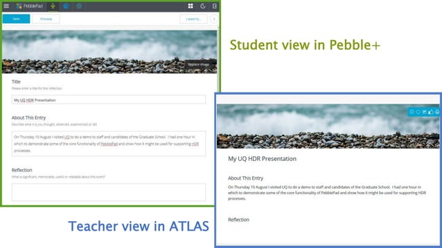 PebblePad Learning Journey Platform | PPT
