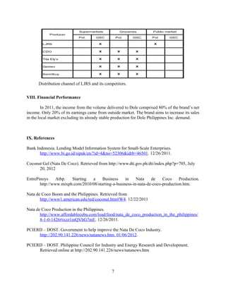 Nata de Coco Management Case | DOC