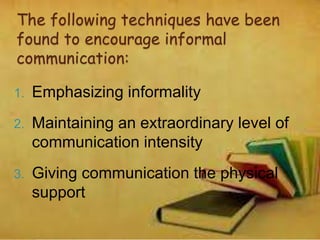 Formal and informal communication | PPTX
