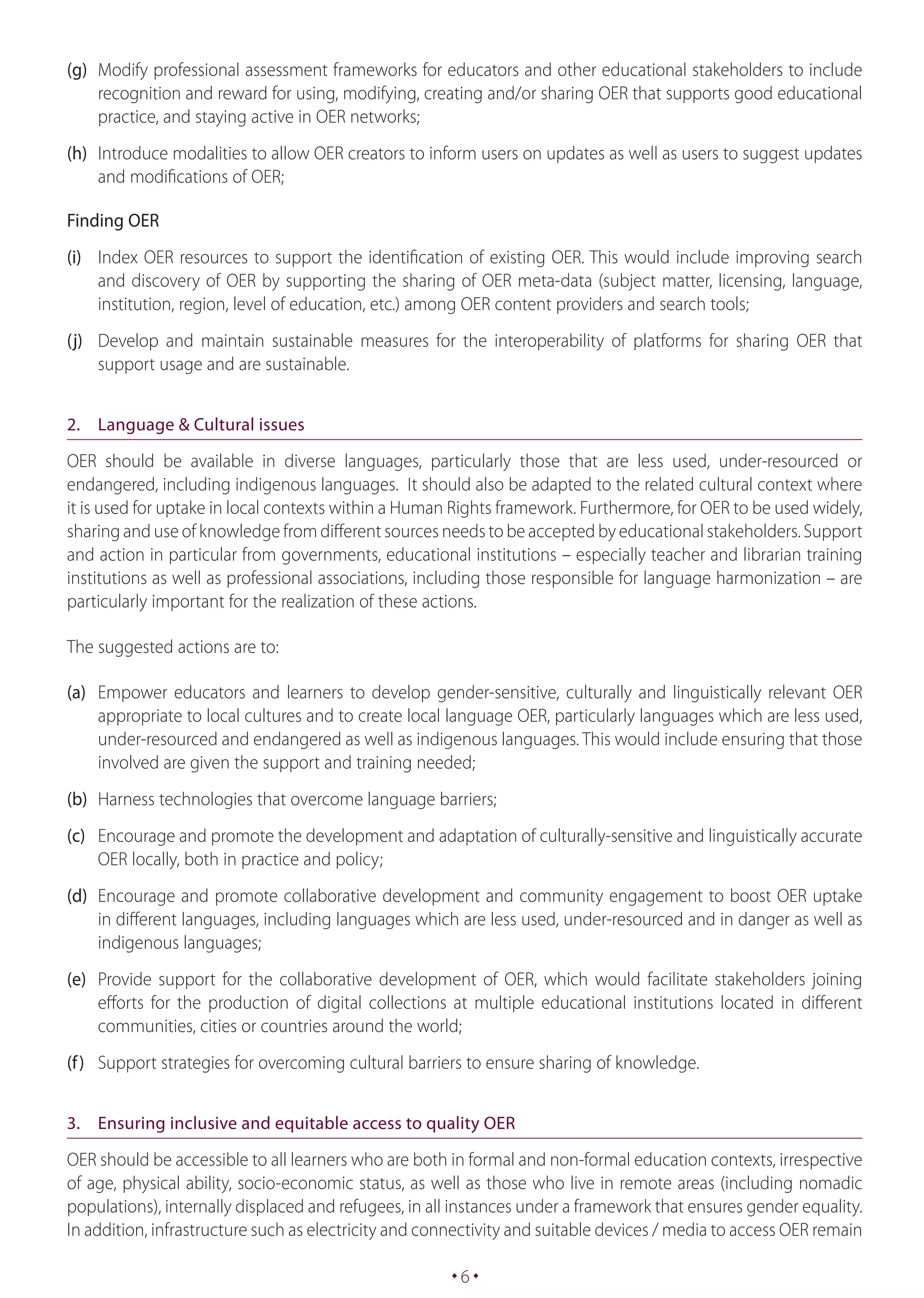 Ljubljana OER (Open Education Resources) Action Plan | PDF