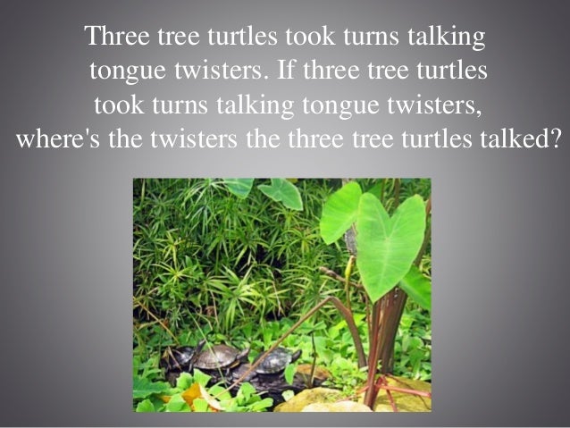 tongue twister