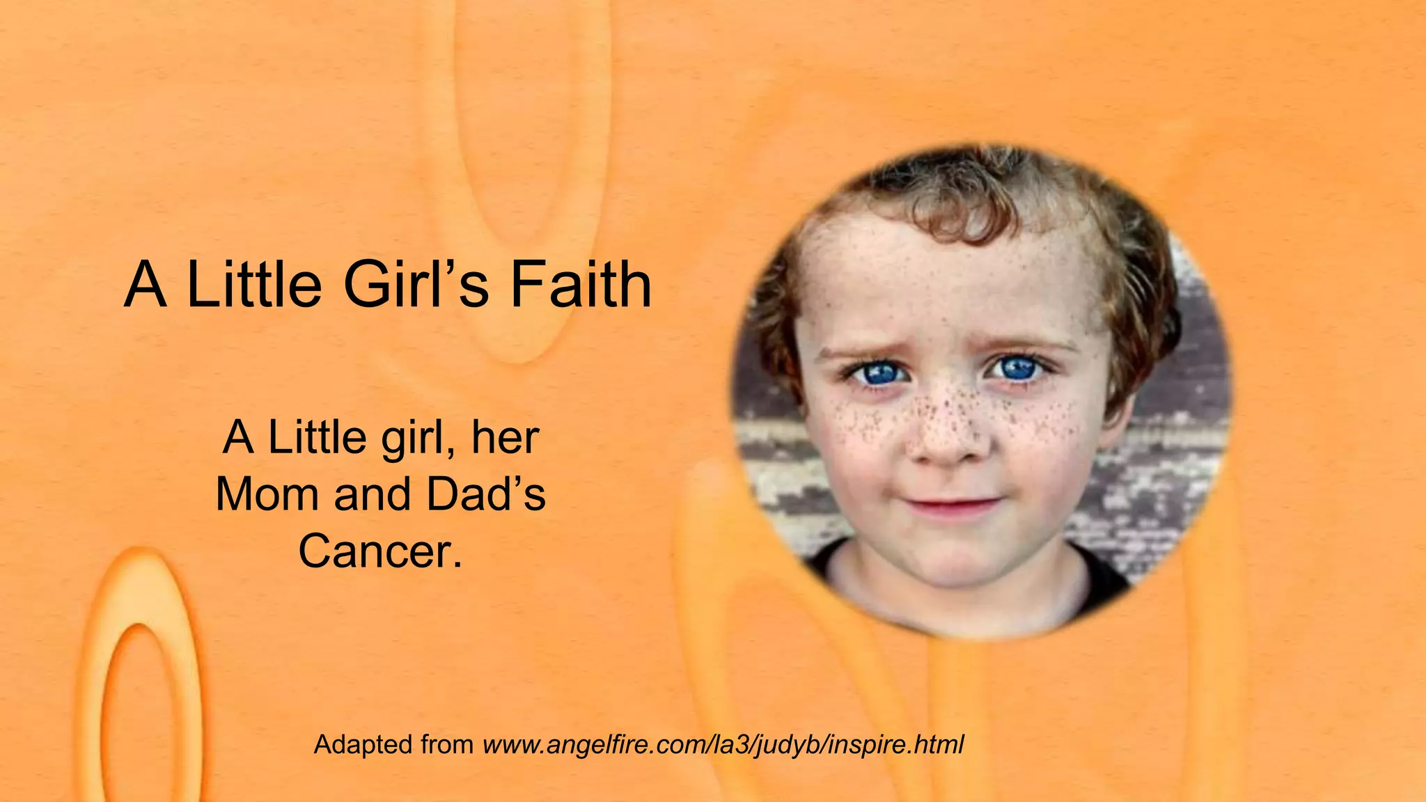 4th Sunday – Gospel Illustration - Luke 4:21–30 – A Little Girl’s Faith ...