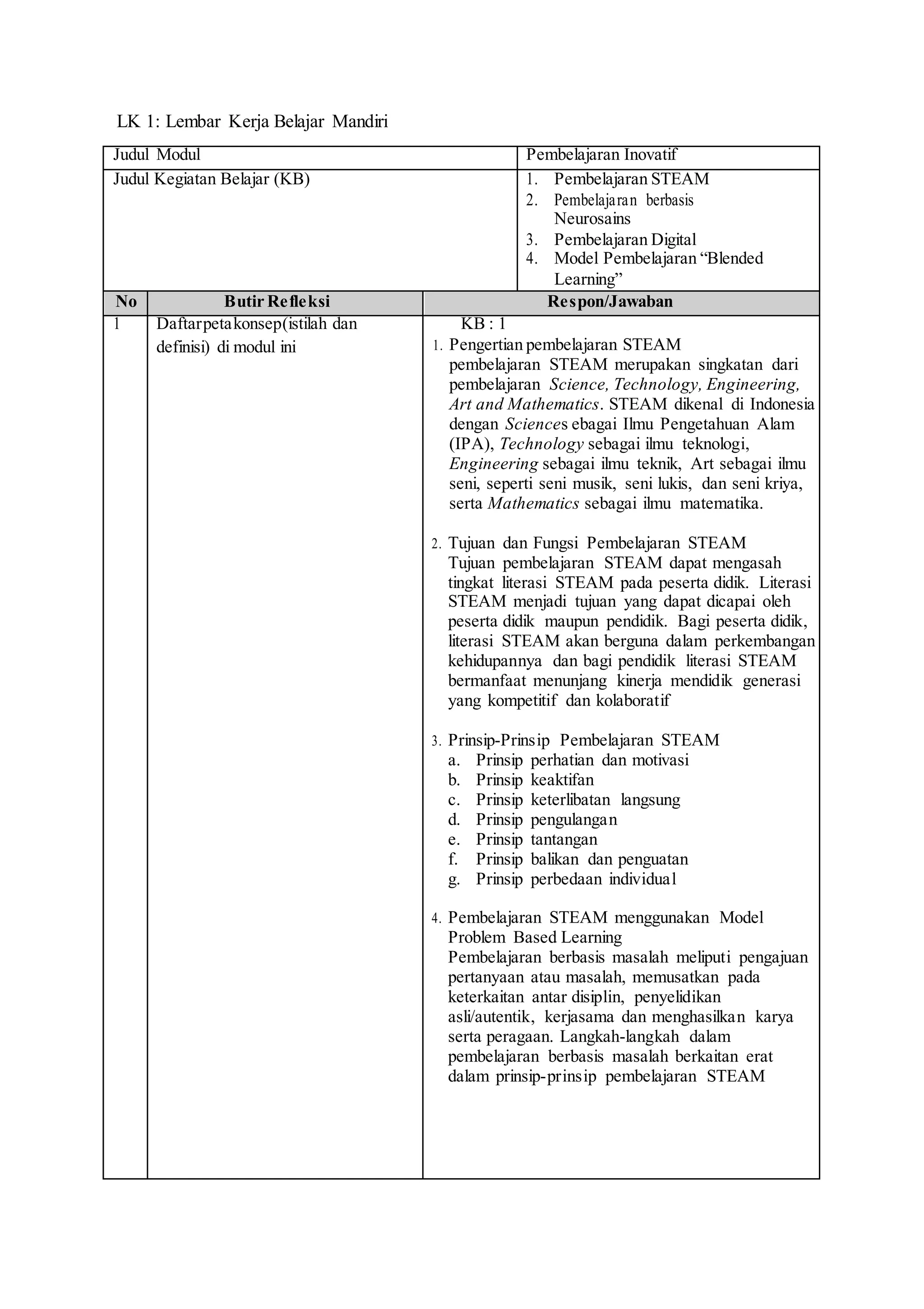 Lk1 pedagogik modul 3 riska | PDF