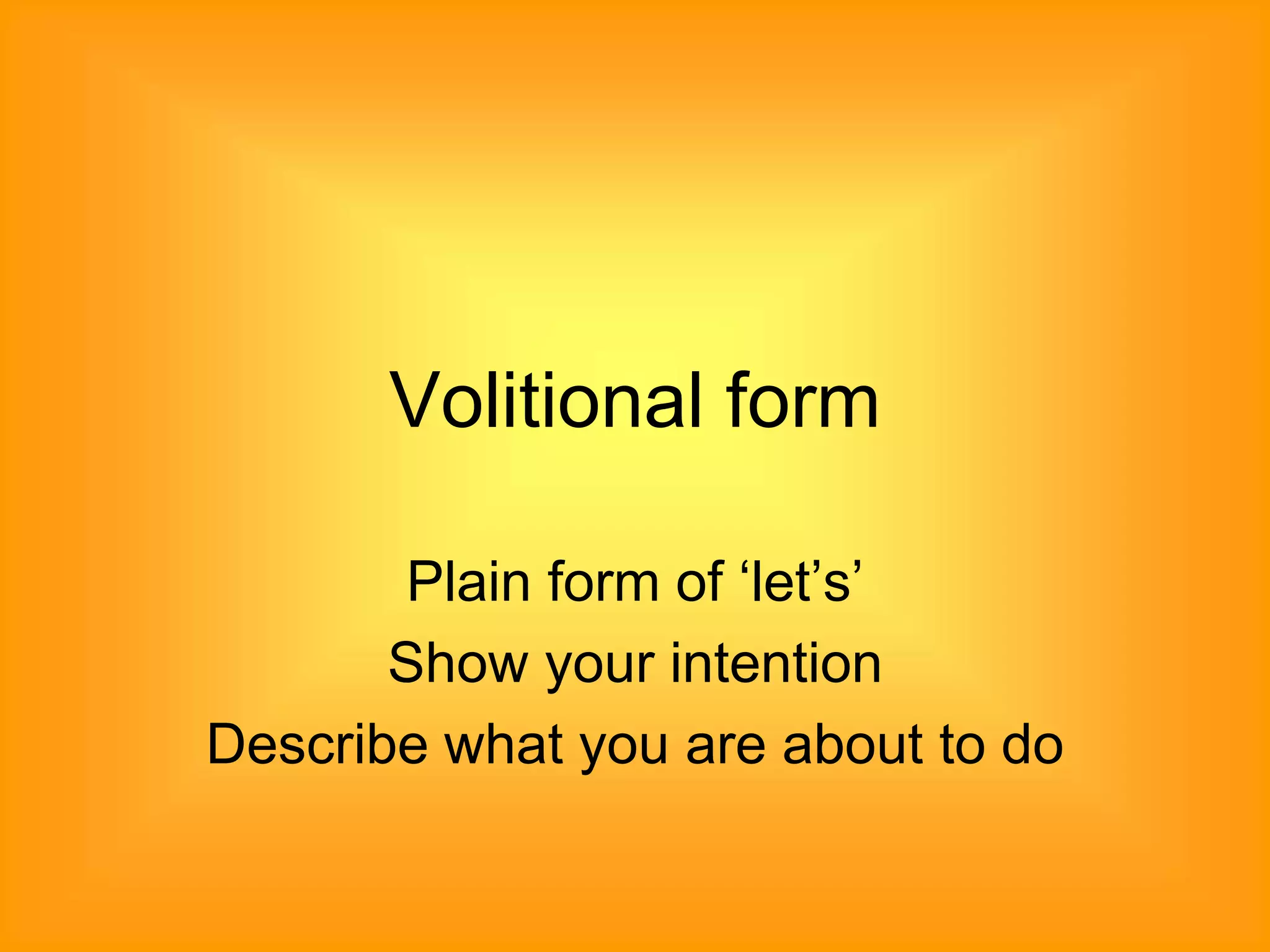 Lk2 njb minna l31 volitional form part1 | PPTX