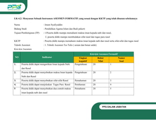 LK 4 - Penyusunan Instrumen Asesmen Awal Formatif dan Sumatif [K2] imam.docx