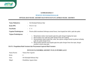 LK 5 - Pengolahan Hasil Asesmen dan Penyusunan Laporan Hasil Asesmen [K2] BU DIJAH.pdf