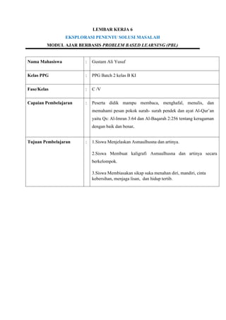 LK 6 - Penyusunan Modul Ajar PBL Sholikatul Mahmudah.docx