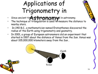 Trigonometry In Astronomy