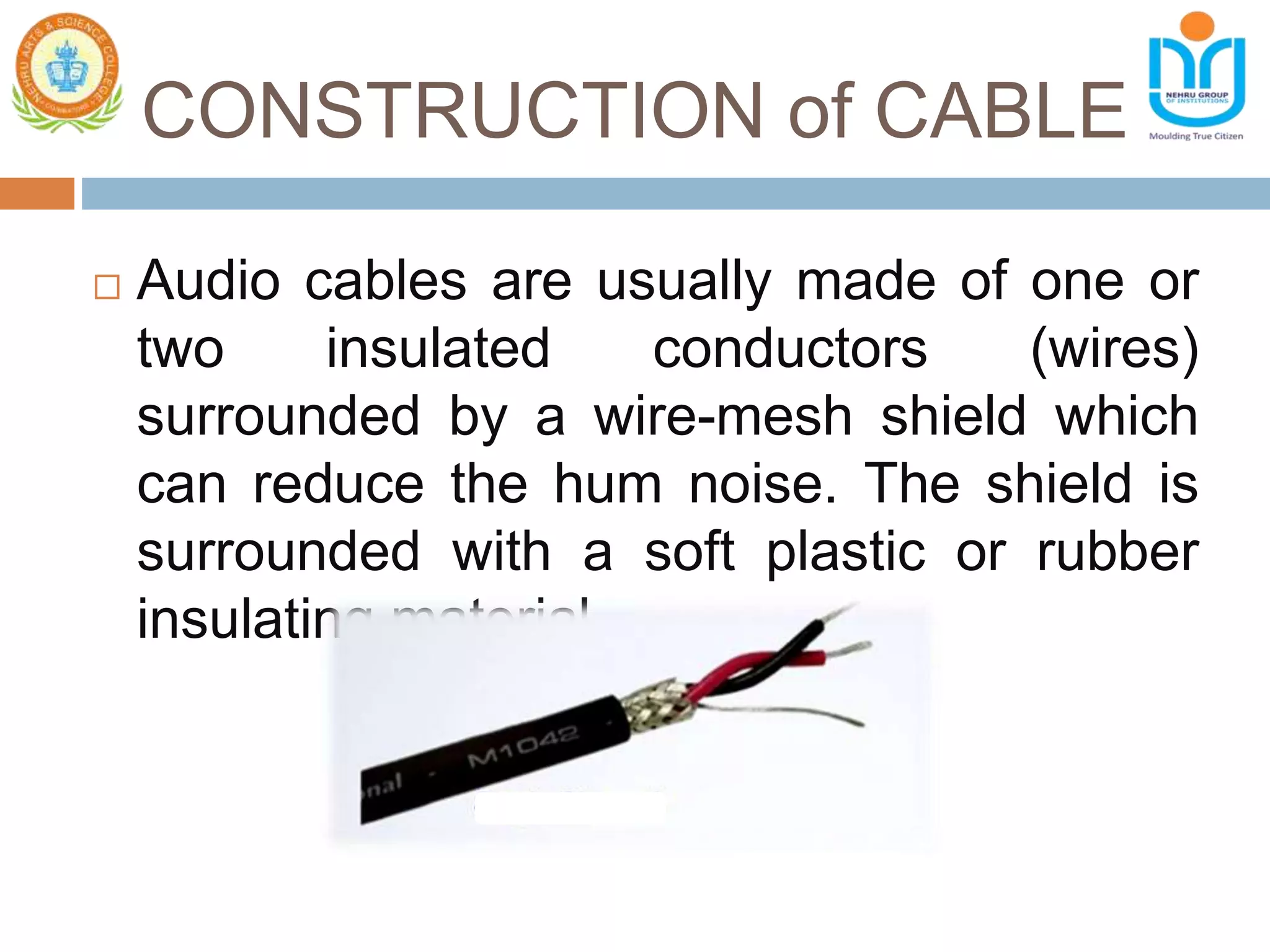 Cables and Connectors | PPT