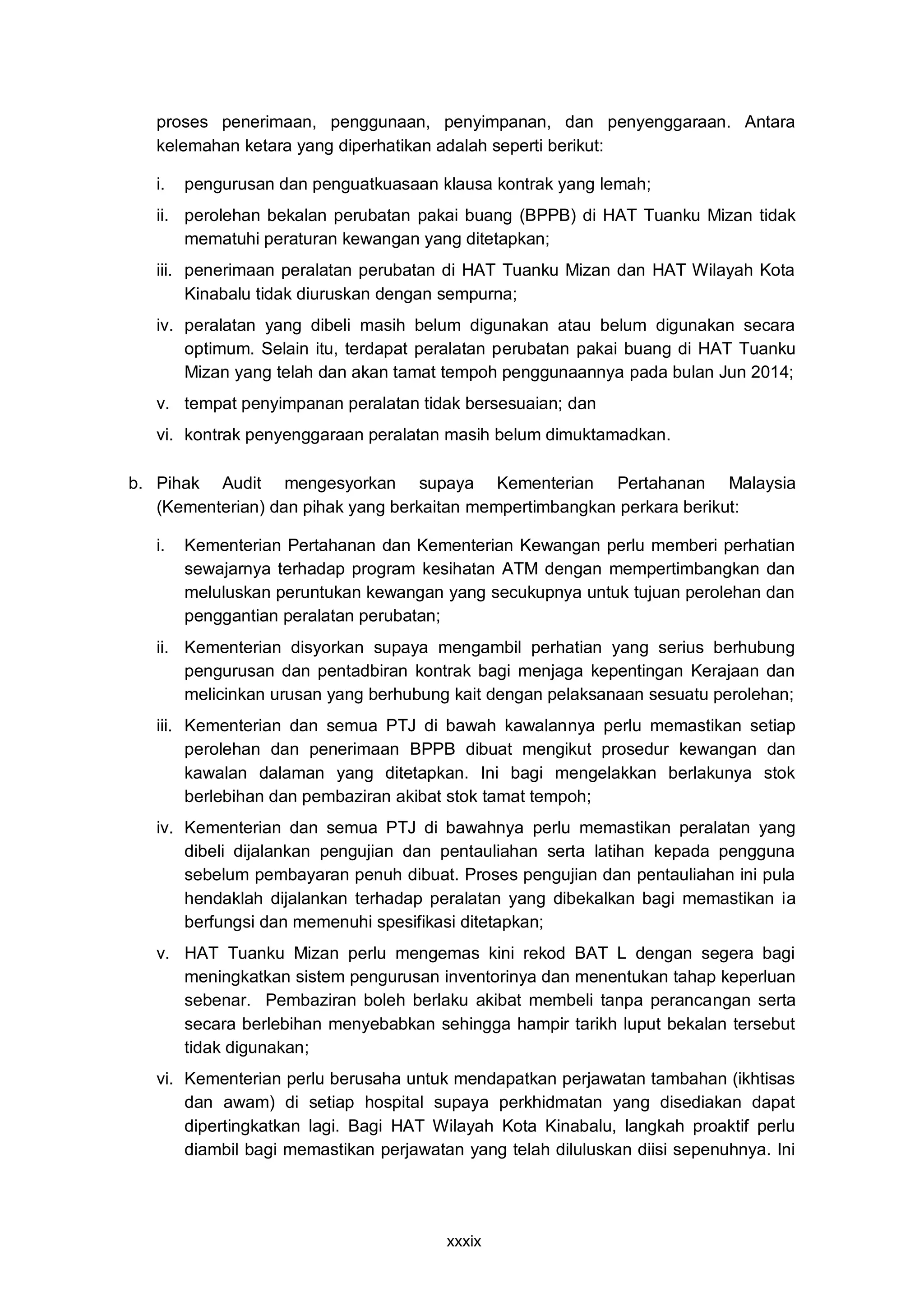 Laporan Ketua Audit Negara Siri 1 - Persekutuan | PDF