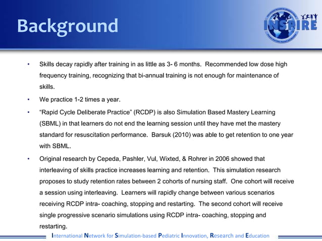 Making Simulation Training Stick With Rapid Cycle Deliberate Practice Ppt