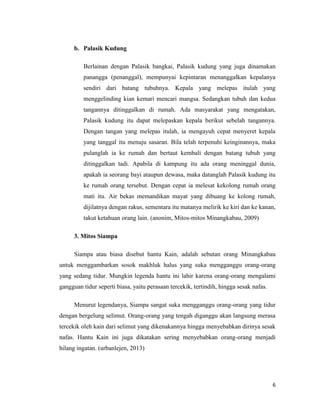 Lckti smapsic (mitos khas minangkabau) | DOCX