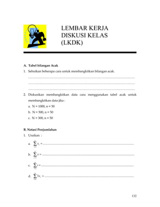 Lkdk 1 ruang lingkup statistika | PDF