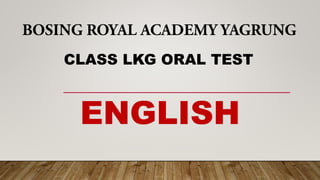 LKG TEST for English for toddlers and kindergarten students.pdf