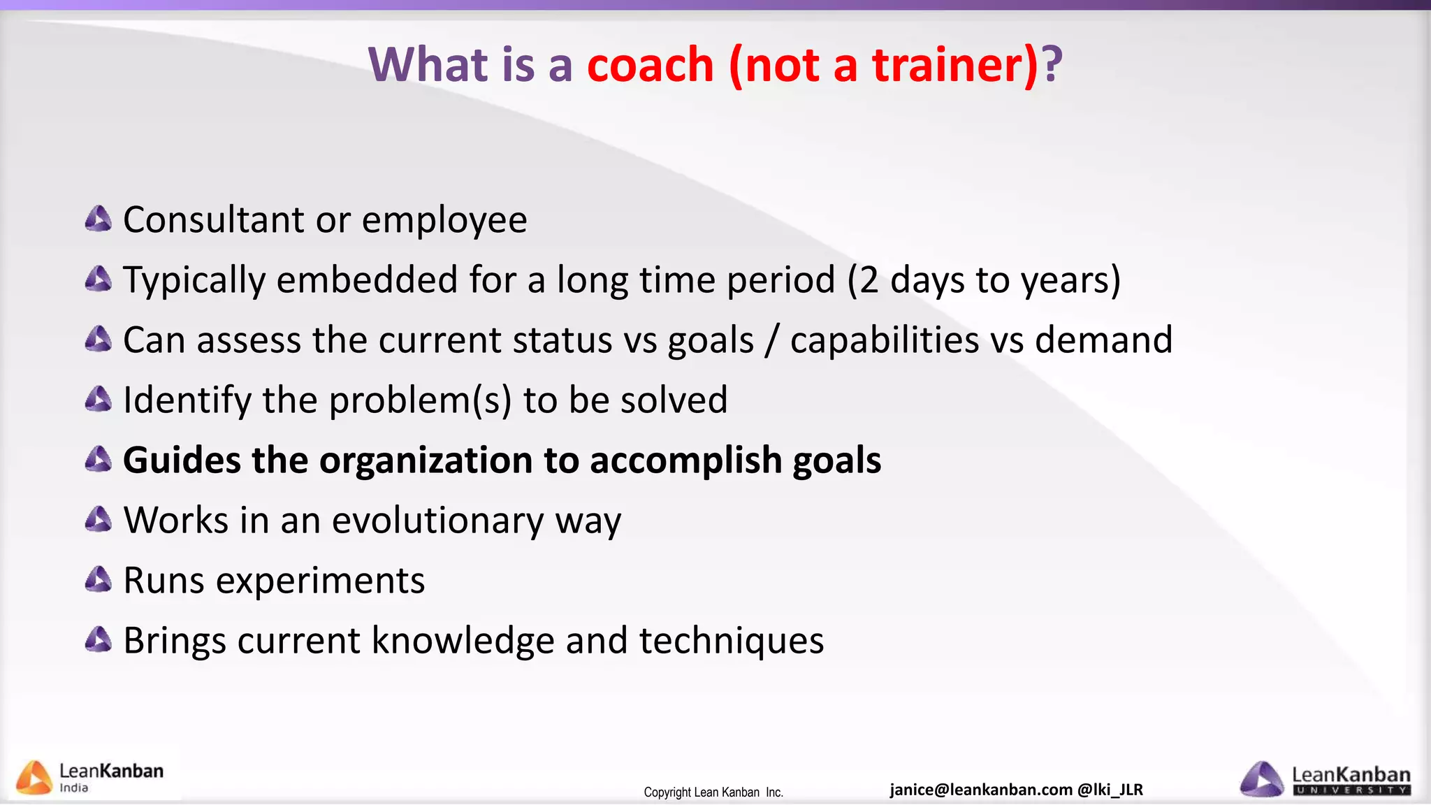 Lean Kanban India 2016 | Kanban Coaching for 2017 | Janice Lindeen Reed ...