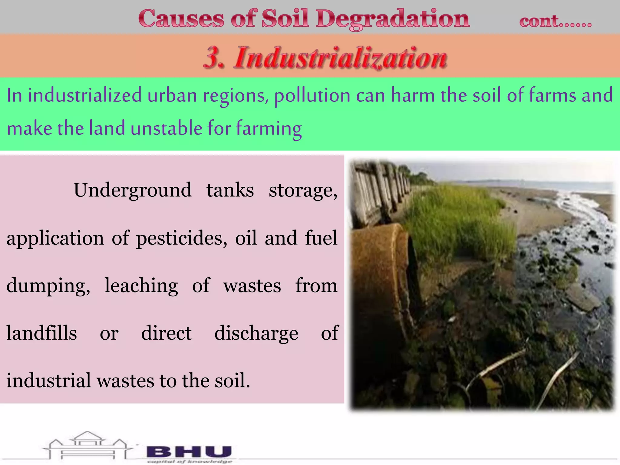 Soil Degradation in India: Challenges and Potential Solutions | PPTX