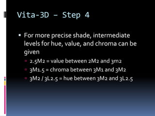 Shade Selection techniques | PPTX