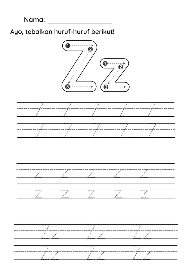 LKPD_Menebalkan huruf Bahasa Indonesia Kelas 1.pdf