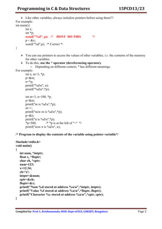 Lk module5 pointers | PDF