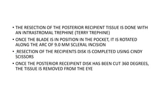 Lamellar Keratoplasty in ophthalmology | PPT